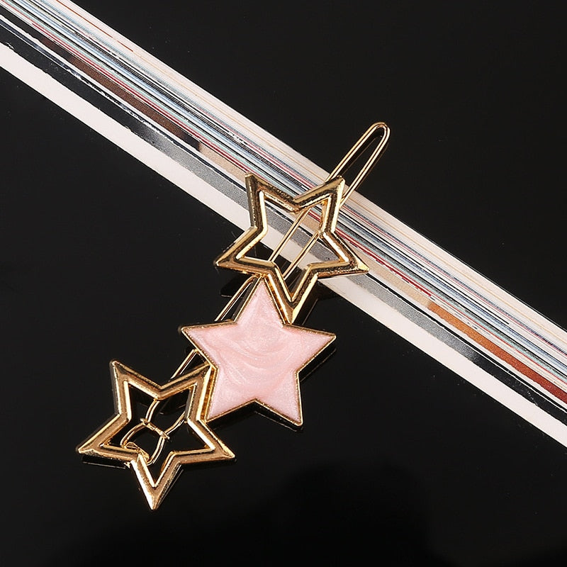 Colorful Geometric Hairpin – Ever Adorned